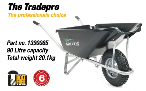 The Tradepro Wheelbarrow | Greens Wheelbarrows